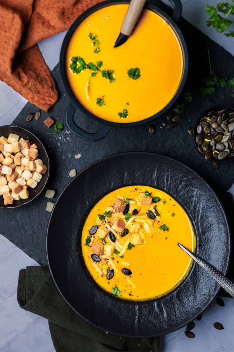 Süßkartoffel-Apfel-Suppe: Einfaches Thermomix®-Rezept